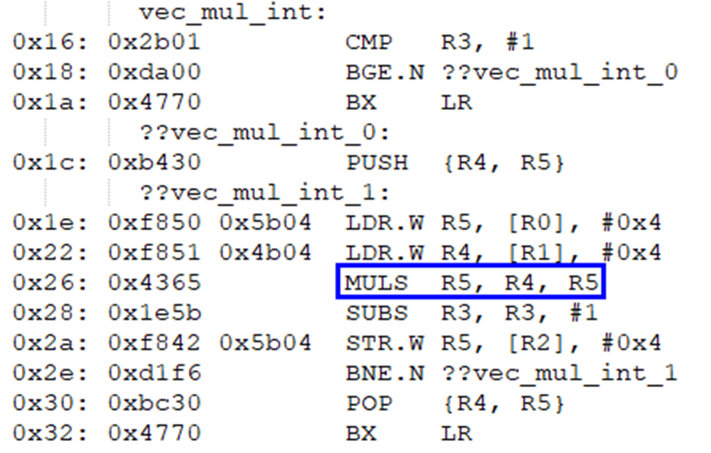 在IAR Embedded Workbench for Arm中使用Arm Cortex-R52 NEON