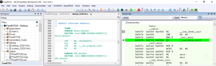 IAR Embedded Workbench中的MCU启动过程