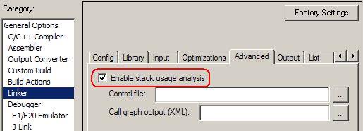 Find The Stack Usage Of Your Application With Iar Embedded Workbench For Rx